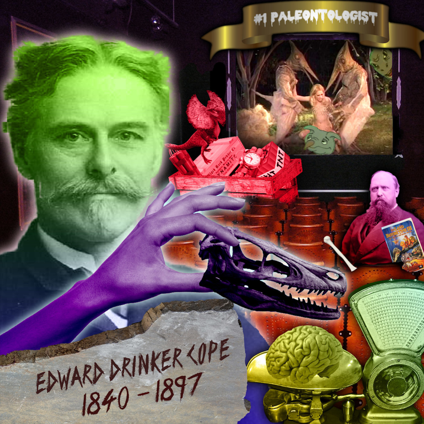 Roast Mortem Cast: 56 - Edward Drinker Cope: History's Most Bone-Headed ...